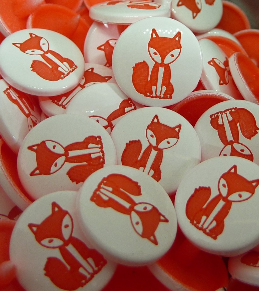 KAM Snaps Size 20 Two Tone Painted Snaps