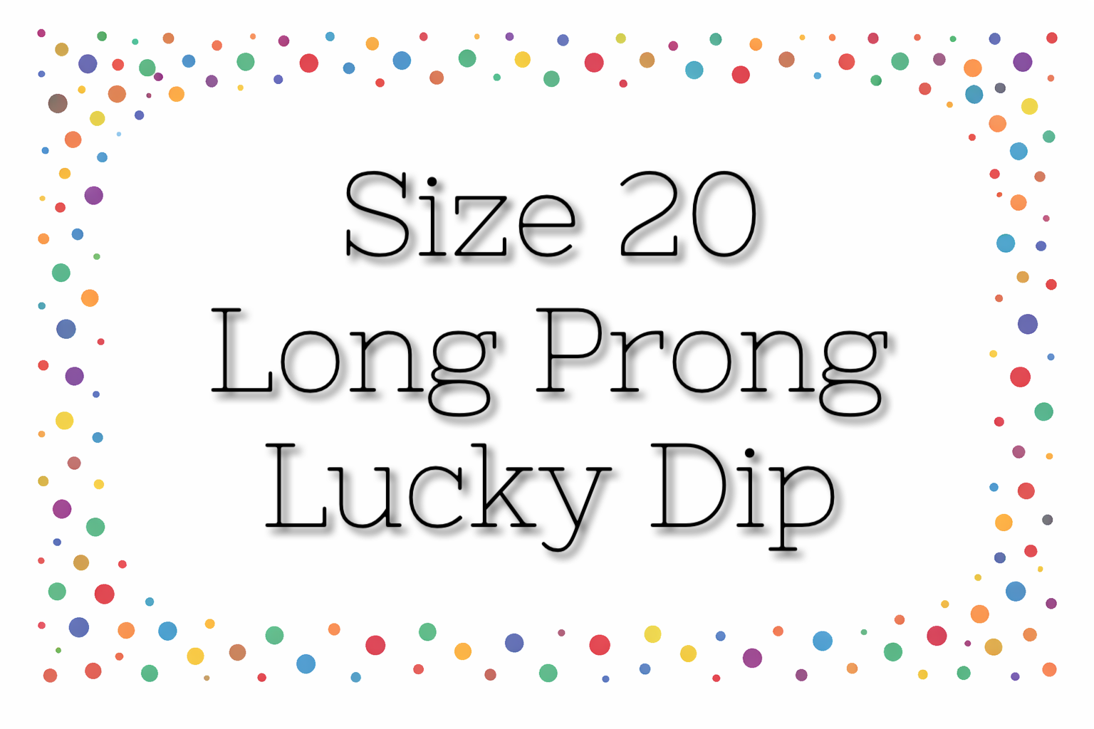 KAM Snaps Size 20 Long Prong Lucky Dip 100 Full Sets